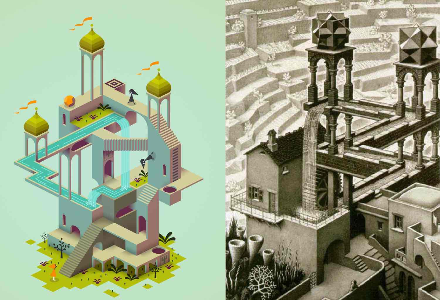 Escher revisitado em Monument Valley – Revista Salsaparrilha